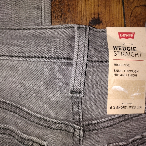Levi's | Jeans | Nwt Levis Jeans Women 28 28x28 Wedgie Straight Black ...